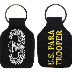Buy Army Paratrooper Embroidered Key Chain at Army Surplus World