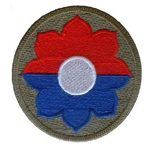 US Army 9th Infantry Division Patch at Army Surplus World
