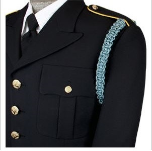 US Army Shoulder Cord - Infantry Blue at Army Surplus World
