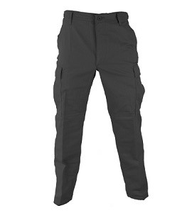 Buy Dark Grey Poly Cotton Ripstop BDU Pants at Army Surplus World