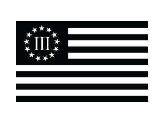 3 Percenter Flag Sticker - Army Surplus World