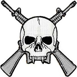 Skull and Rifles Patch - Army Surplus World