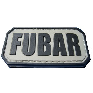 Buy FUBAR PVC Morale Patch at Army Surplus World