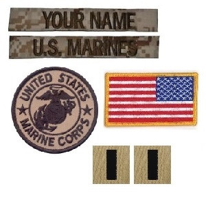 Buy Kids Personalized Marine Desert Digital Name Tape and Patch Set ...