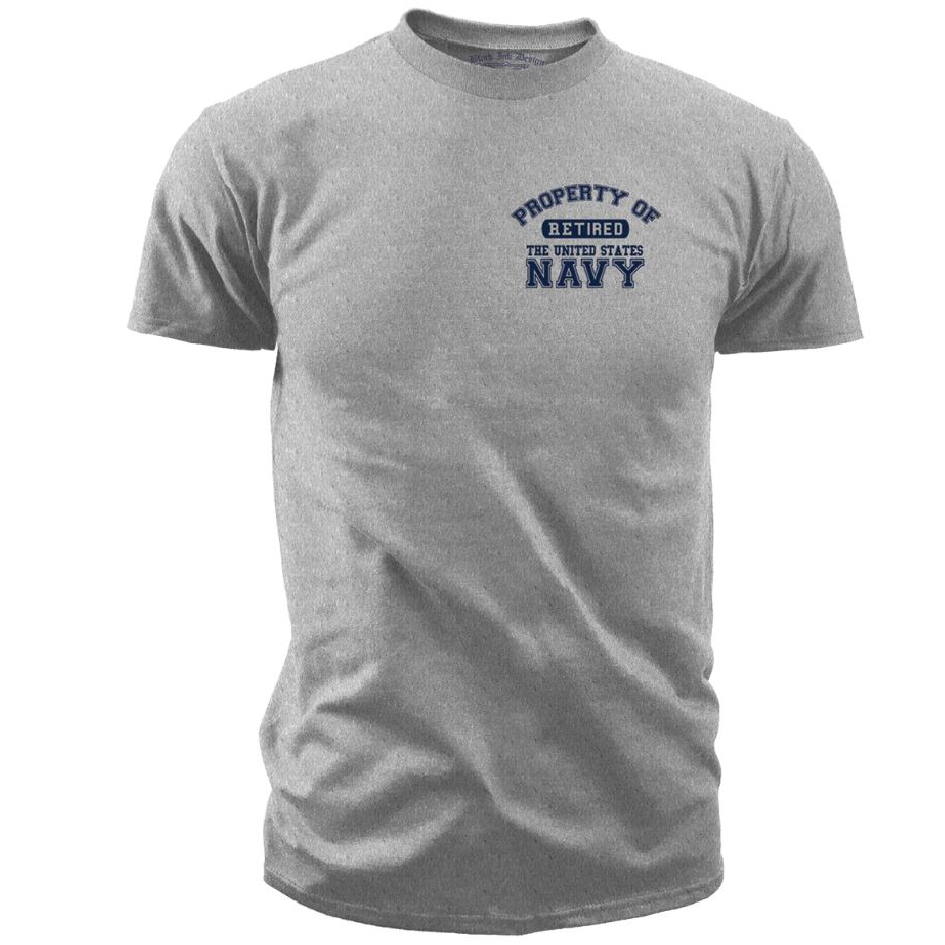 U.S. Navy "Property Of the US Navy Retired" T-Shirt
