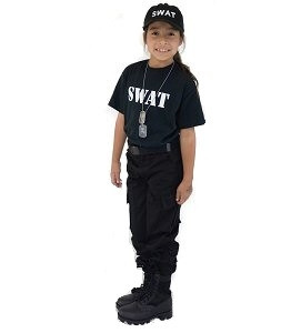Kids SWAT Costume Combo #1