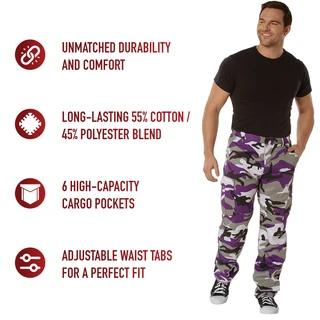 Purple Camo Cargo Pants Gear Up With Army Surplus World