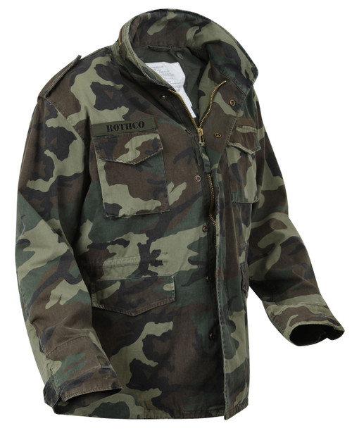 Buy Vintage Woodland Camo Field Jacket at Army Surplus World