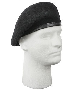 Buy US Military Inspection Ready Wool Black Beret at Army Surplus World