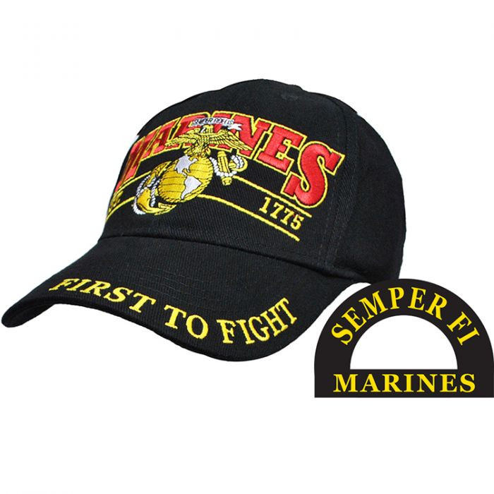 USMC First To Fight EST. 1775 Ball Cap at Army Surplus World