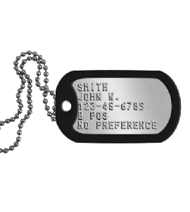 Customized Military Dog Tag | Make Your Own | Army Surplus World