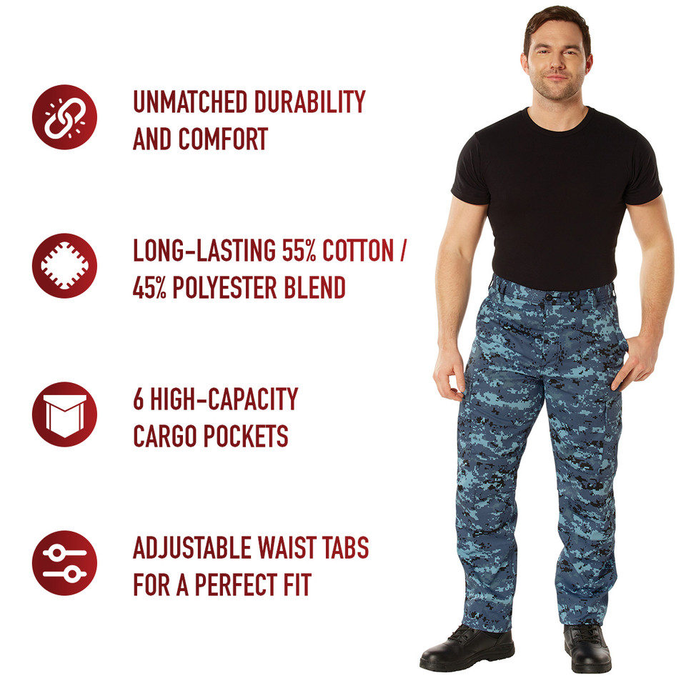 Buy Sky Blue Digital Camo Pants at Army Surplus World