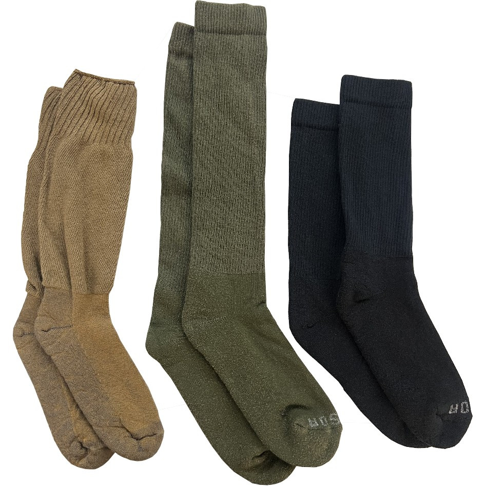 Buy US GI Anti-Microbial Military Boot Socks at Army Surplus World