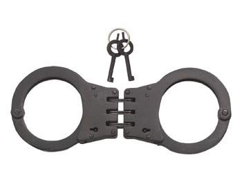 hinged handcuffs nearby