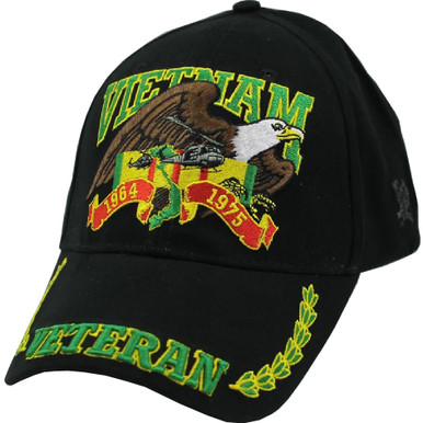 Vietnam Veteran W/ Eagle Ball Cap
