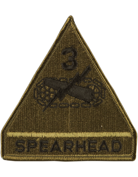 3rd Armor Division with Tab Subdued Patch