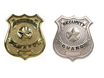security guard badge