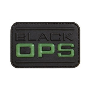 Kids Black OPS PVC Patch - Army Surplus World