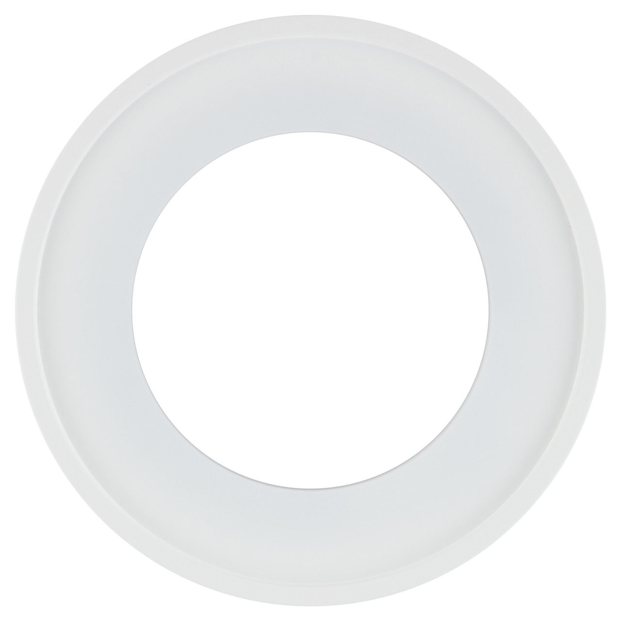 Round Floater Frame | Series 794 Linen White