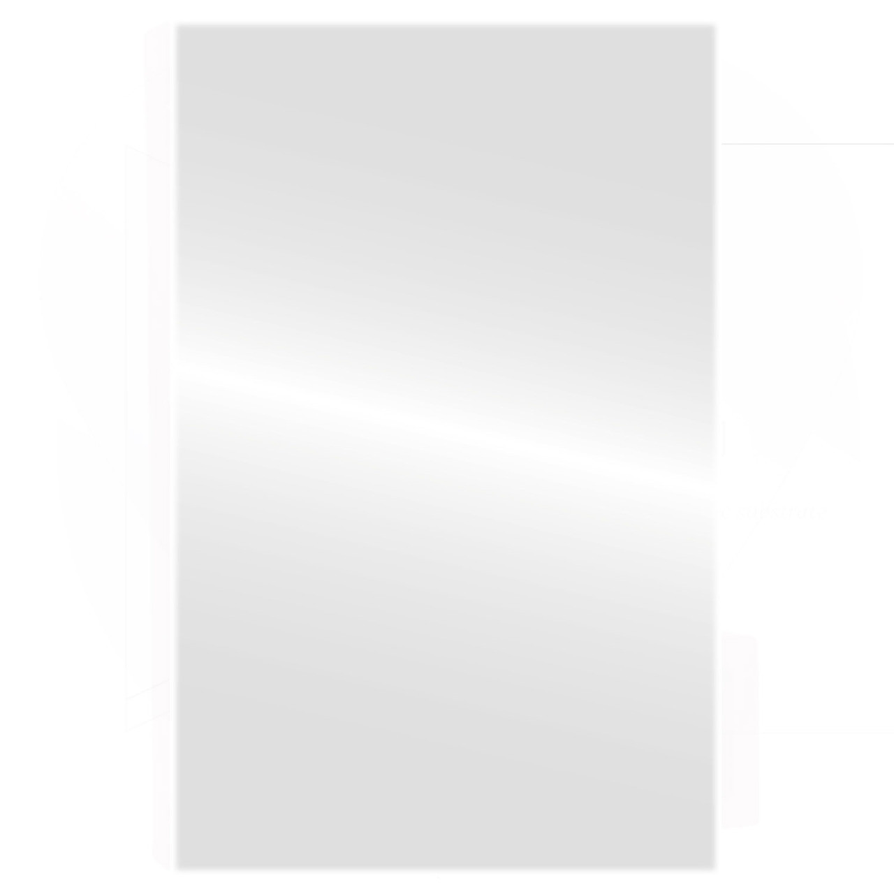 Rectangle Mirror-Flat Non Beveled