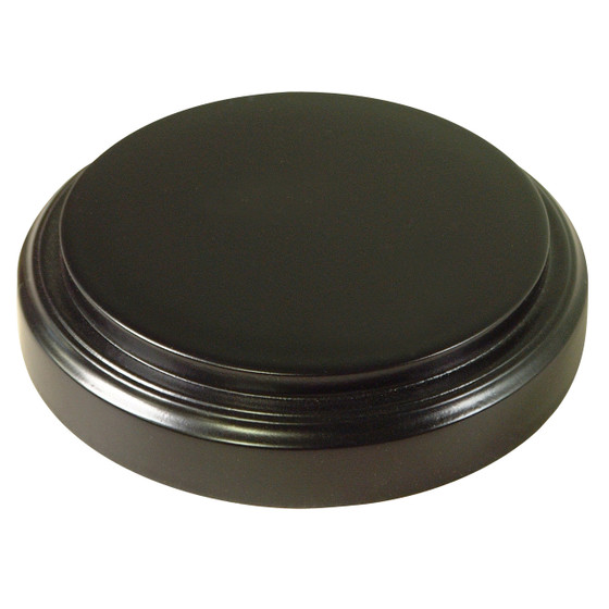 Matte Black Base with Glass Dome Included in your Choice of Size