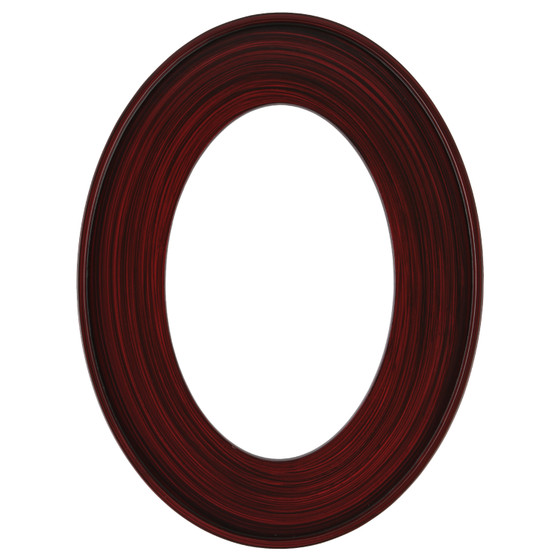 Oval Floater Frame | Series 794 Black Cherry