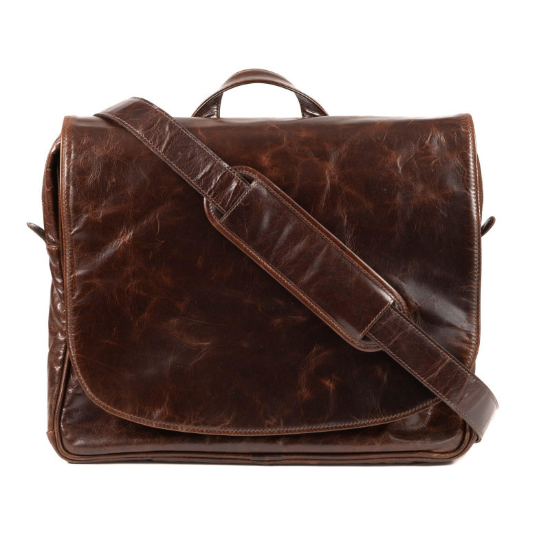 Wynn Leather Mail Bag | Classic & Functional | Moore & Giles