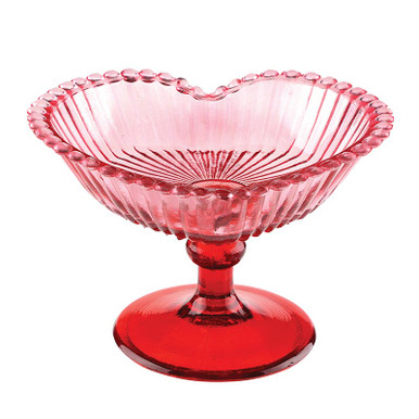 Pink Red Heart Dish - [Wholesale]47th & Main