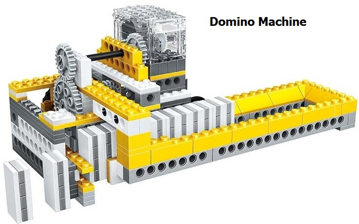 Power Machinery Domino machine 4in1 - GooGY Toys