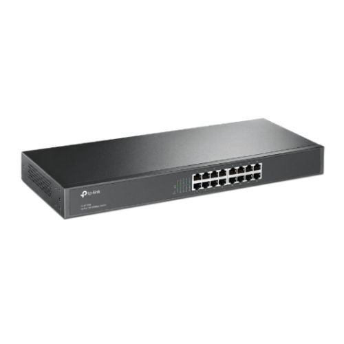 TP-LINK (TL-SF1016) 16-Port 10/100Mbps Unmanaged Rackmount Switch, 19 ...