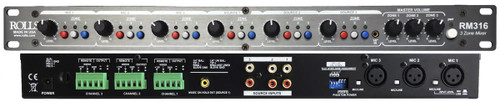 ROLLS RM316 Switchable 3 Zone Mixer