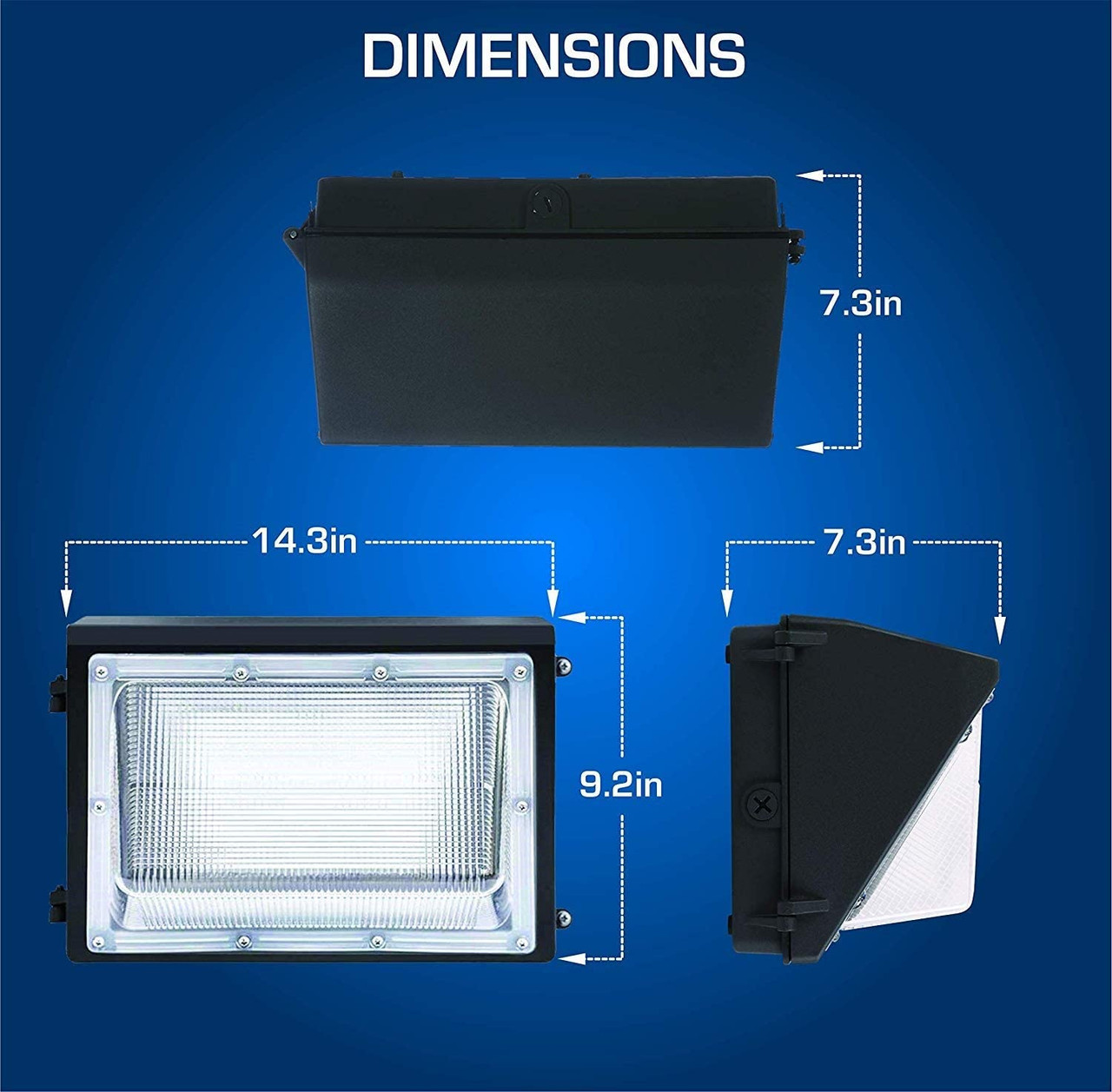 LED Wall Pack - 80W 5000K