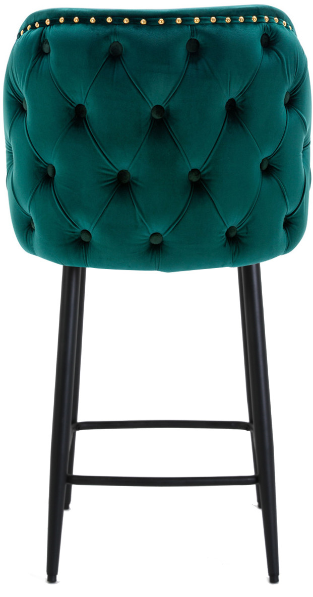 Mayfair Velvet Sage Green Bar Stool | Elegant Velvet Bar Stools