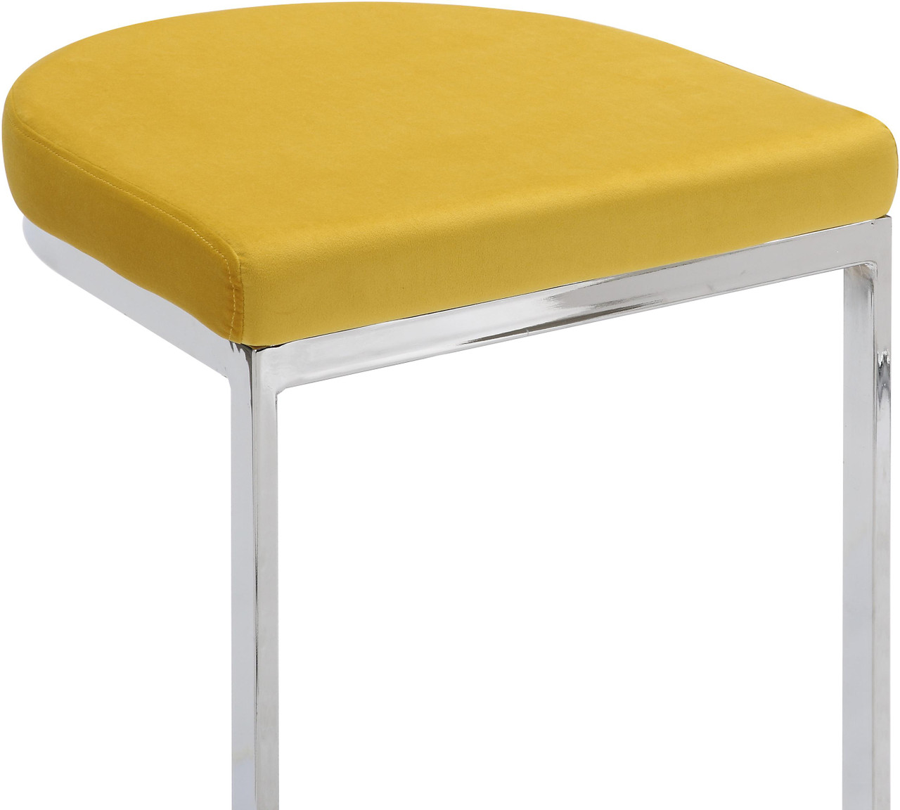 Trevi Cantilever Kitchen Bar Stools - Mustard | Simply Bar Stools
