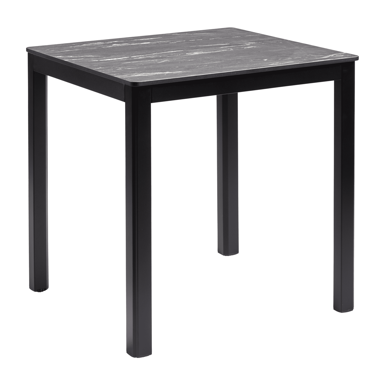 Black Marble Dining Table | Square Dining Table for Outdoors