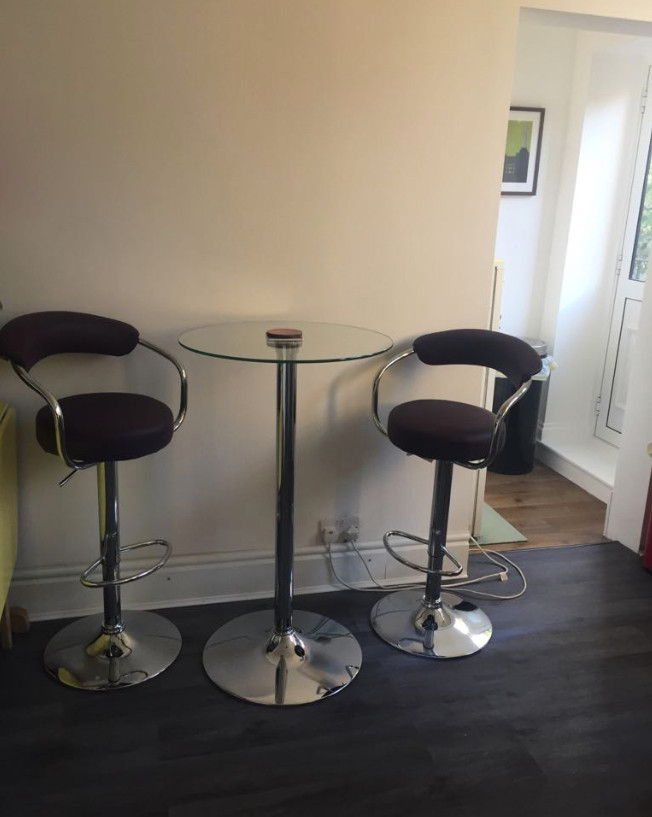 Zenith Purple Bar Stool | Breakfast Bar Stool