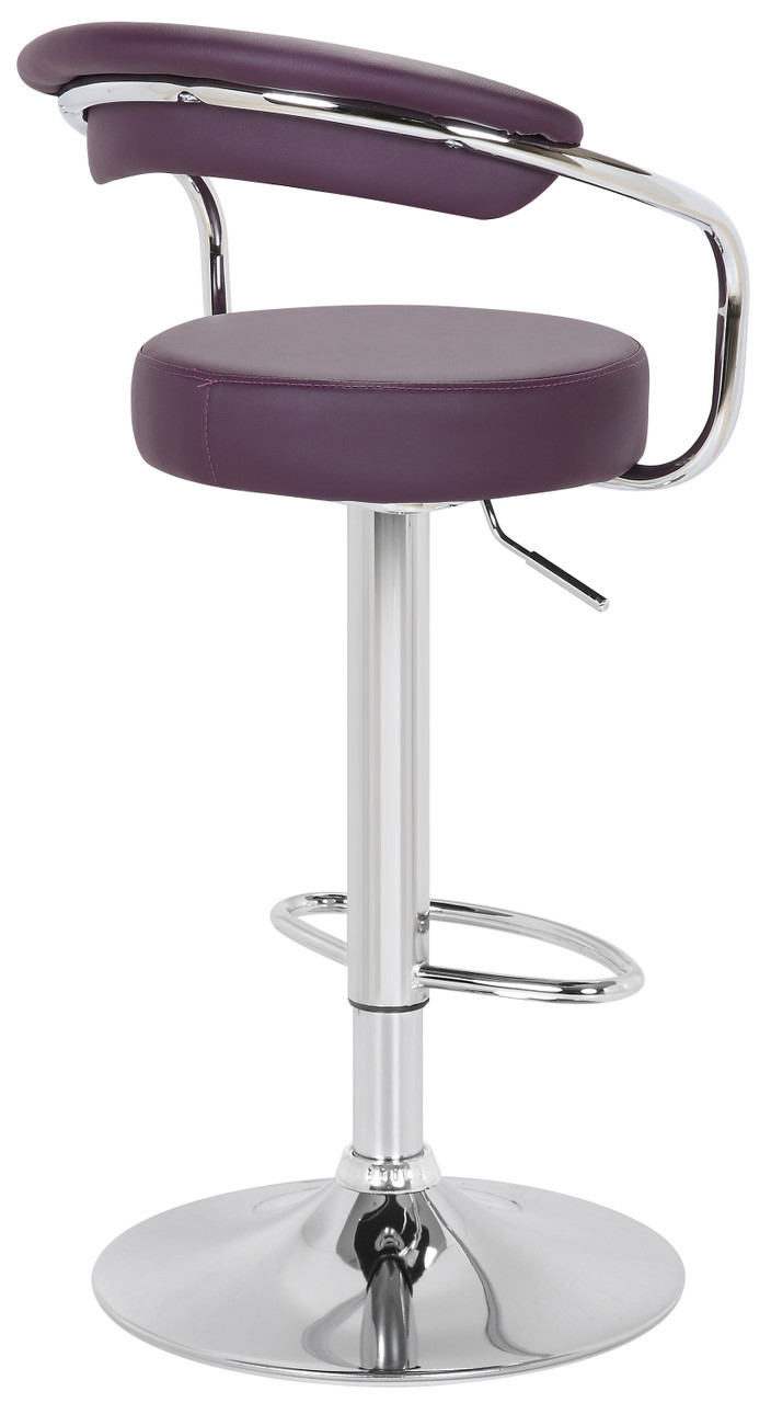 Zenith Purple Bar Stool | Breakfast Bar Stool