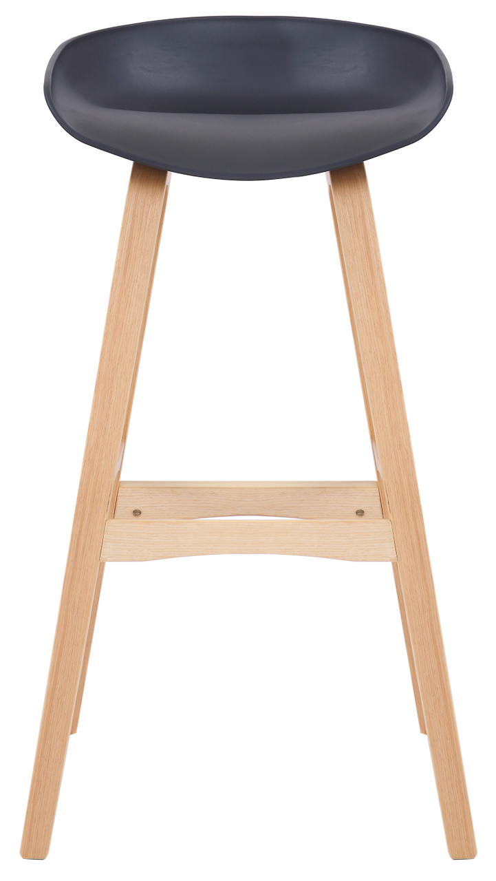 Black Plastic Bar Stool for Breakfast Bar & Commercial Use