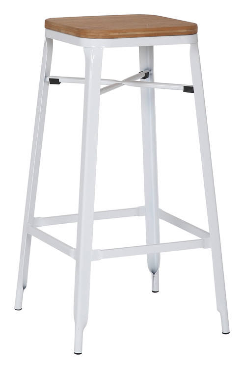 Ex Display Range - Turin White Bar Stool - Simply Bar Stools
