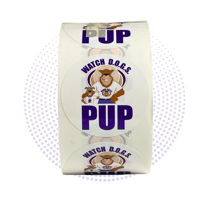 'Line up & Sign up' Stickers (100 per roll) - WATCHDOGS