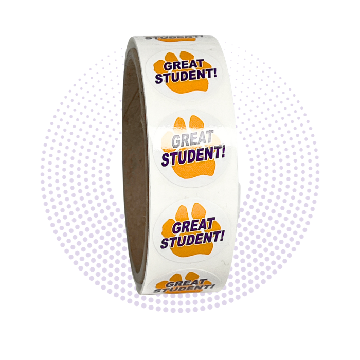 Great Student Stickers (250 per roll) - WATCHDOGS