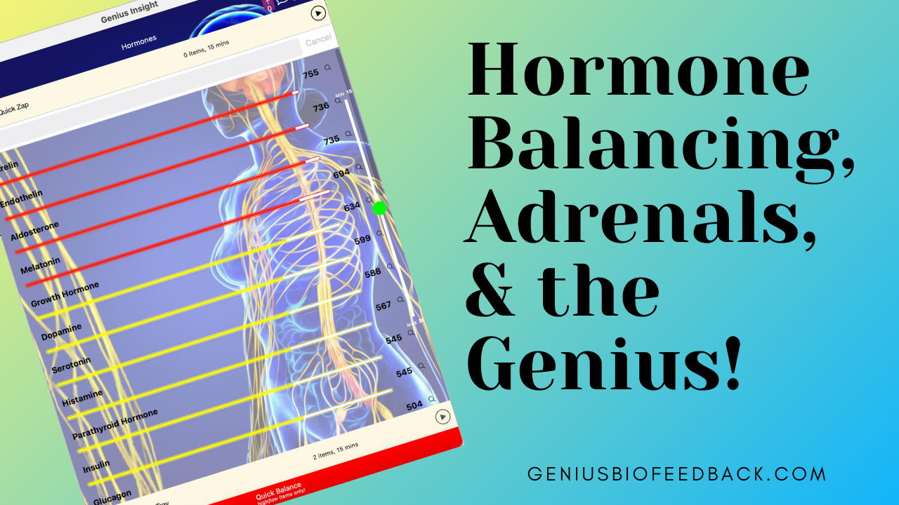 Adrenal and Hormonal Balance with the Genius! Weekly training 10/16 - Genius Biofeedback