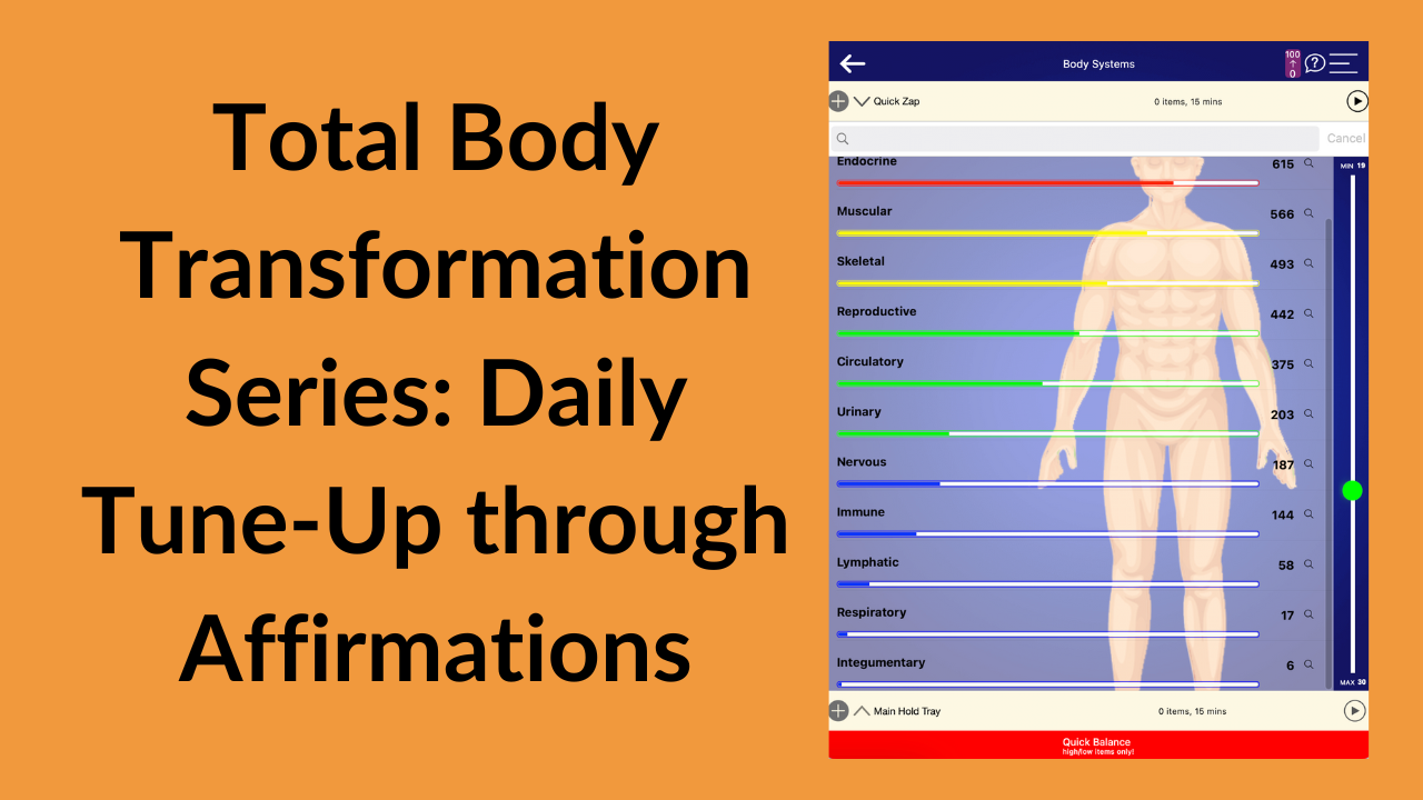 Total Body Transformation Series Daily Body And Cellular Tune Up