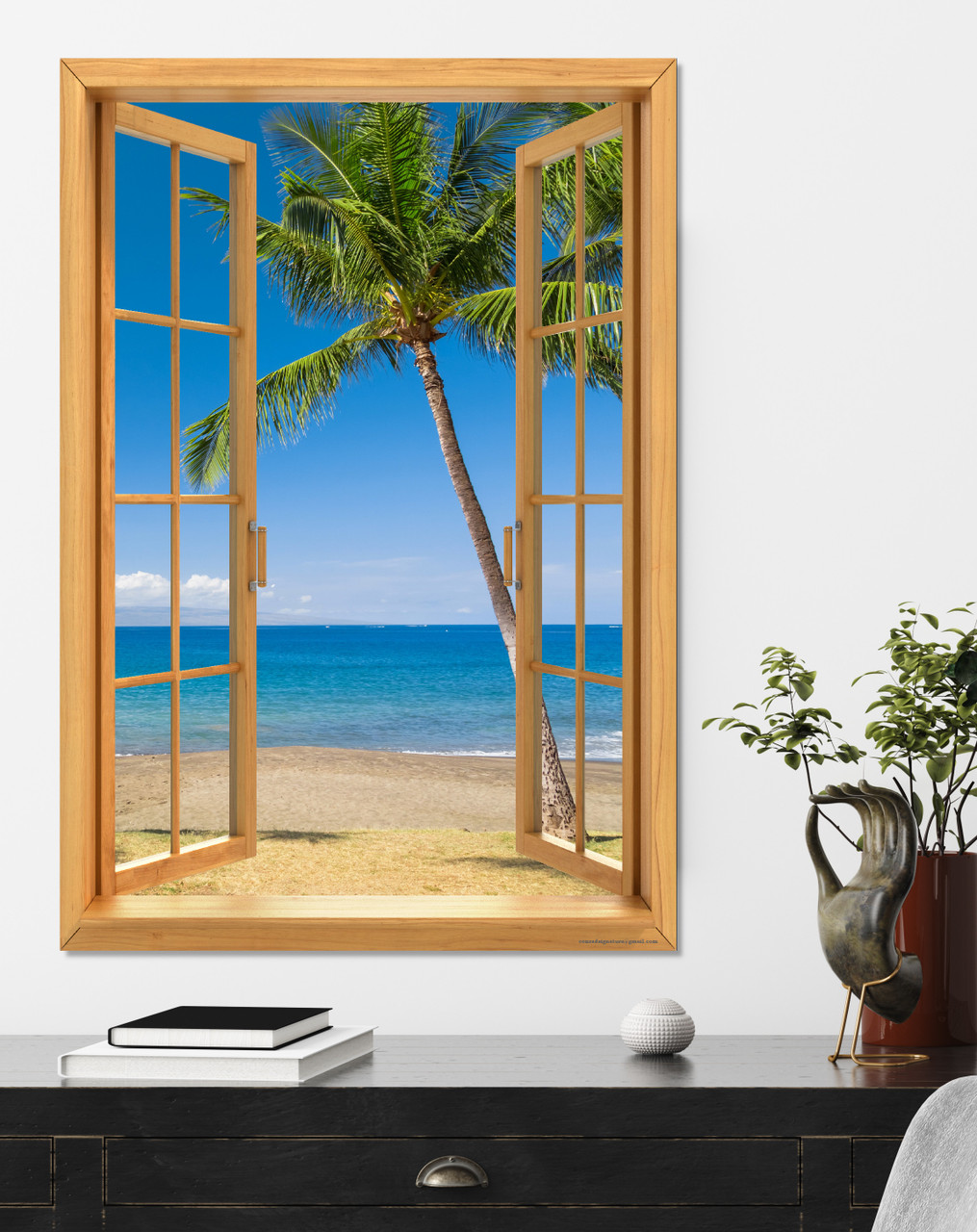 Window View Ocean Wather Beach