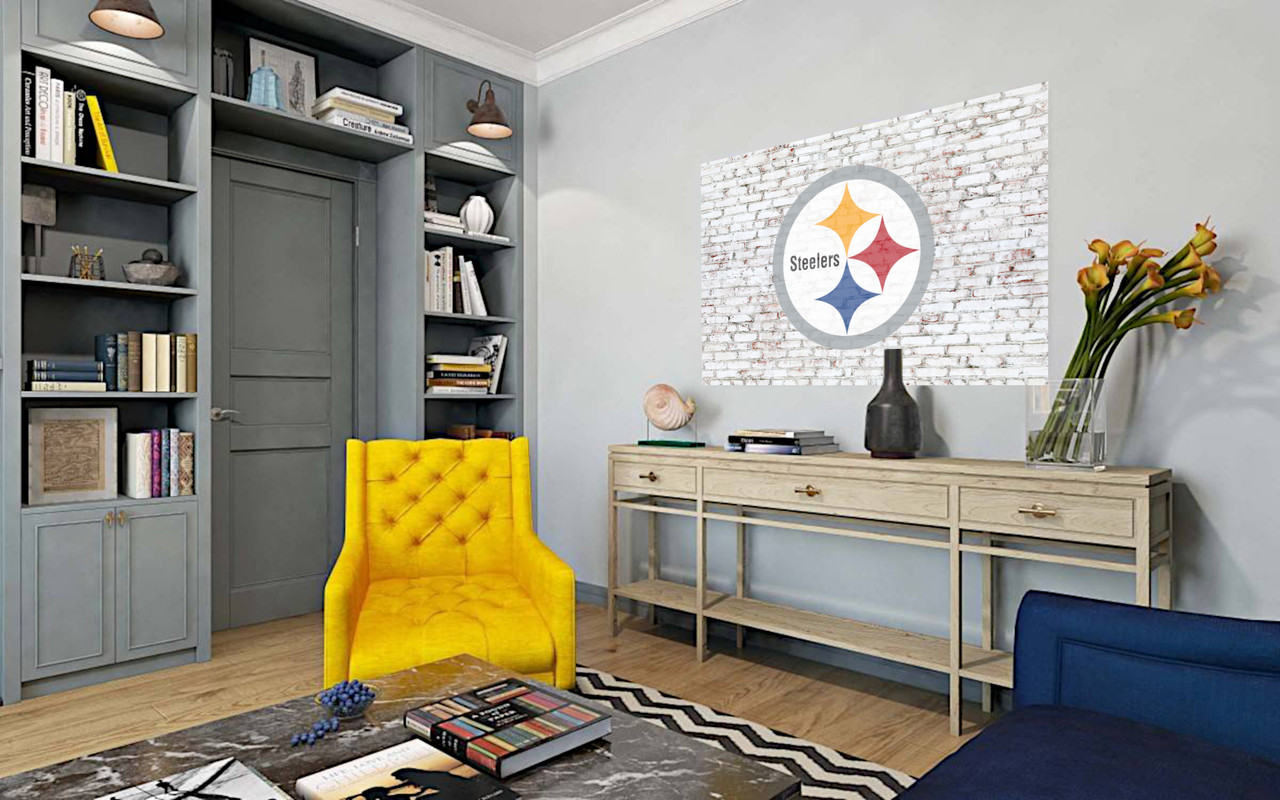 Pittsburgh Steelers on brick wall