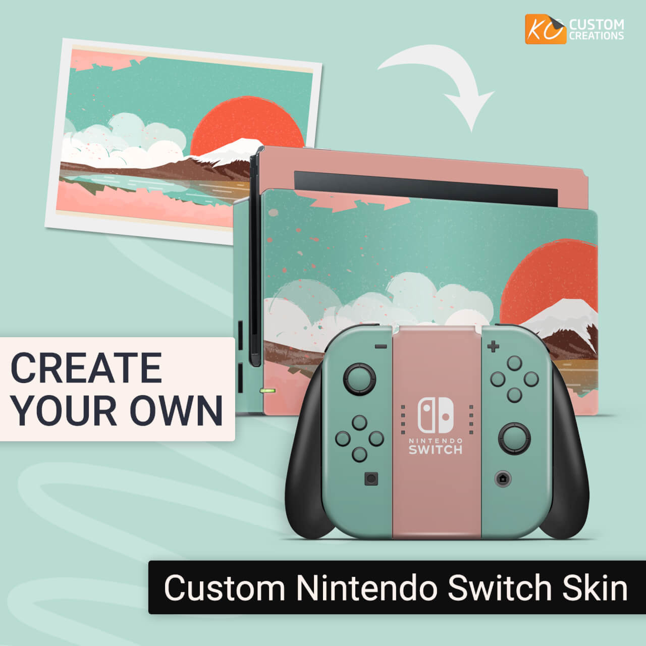 Nintendo Switch Skin Create Your Own | KO Custom Creations
