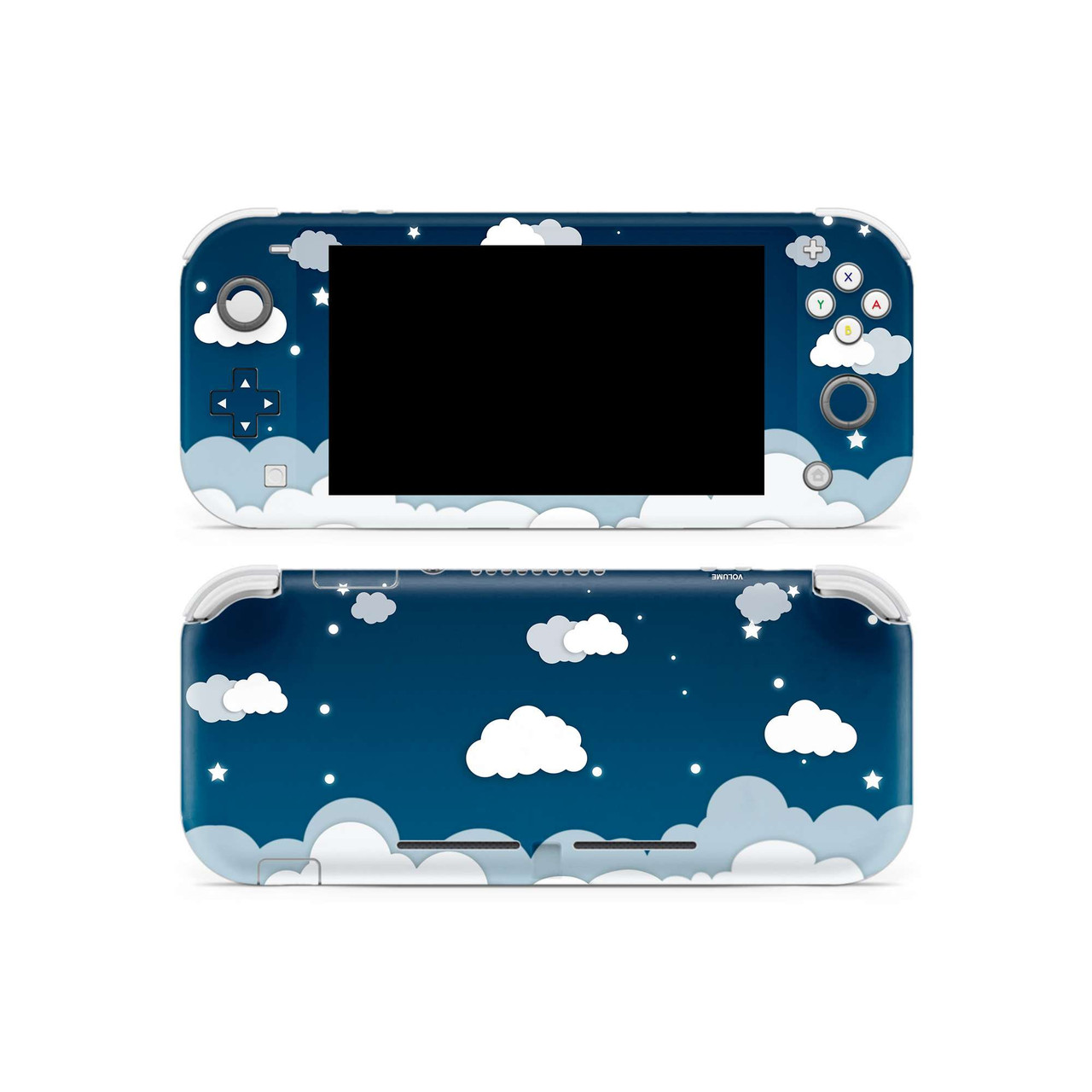 Cloudy Night Sky Nintendo Switch Lite Skin | KO Custom Creations