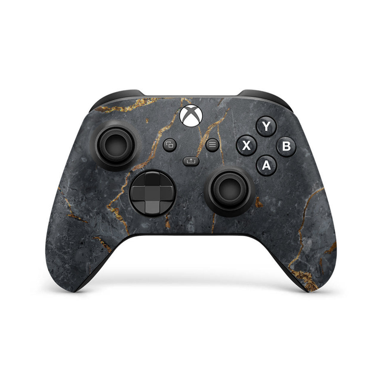 Black Marble Xbox Series X Controller Skin | KO Custom Creations