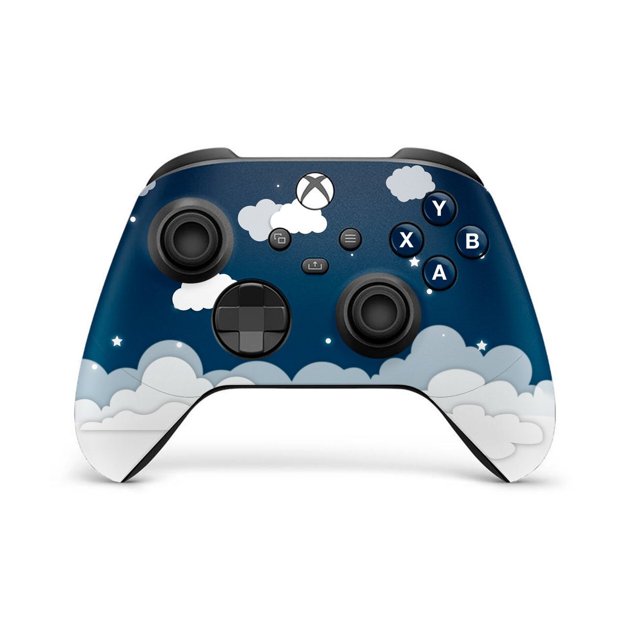 Cloudy Pink Night Xbox Controller Skin | KO Custom Creations
