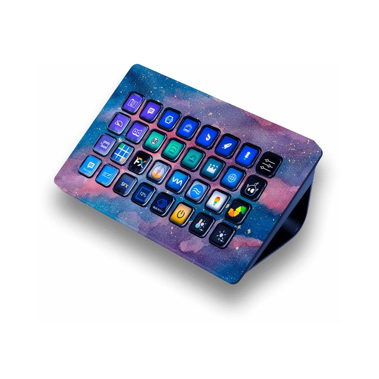 Galaxy Watercolour Elgato Stream Deck Skin | KO Custom Creations